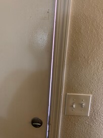 The inside of the shower