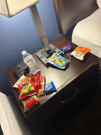 Complimentary snacks available 24 hours in the lobby!