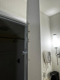 Mold on the wall going to the bathroom