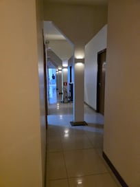 Corredor dos quartos.