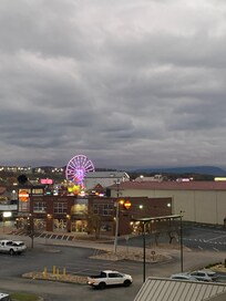 Lots of entertainment and restaurants close by.