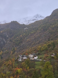 Utsikten från vårt fönster.