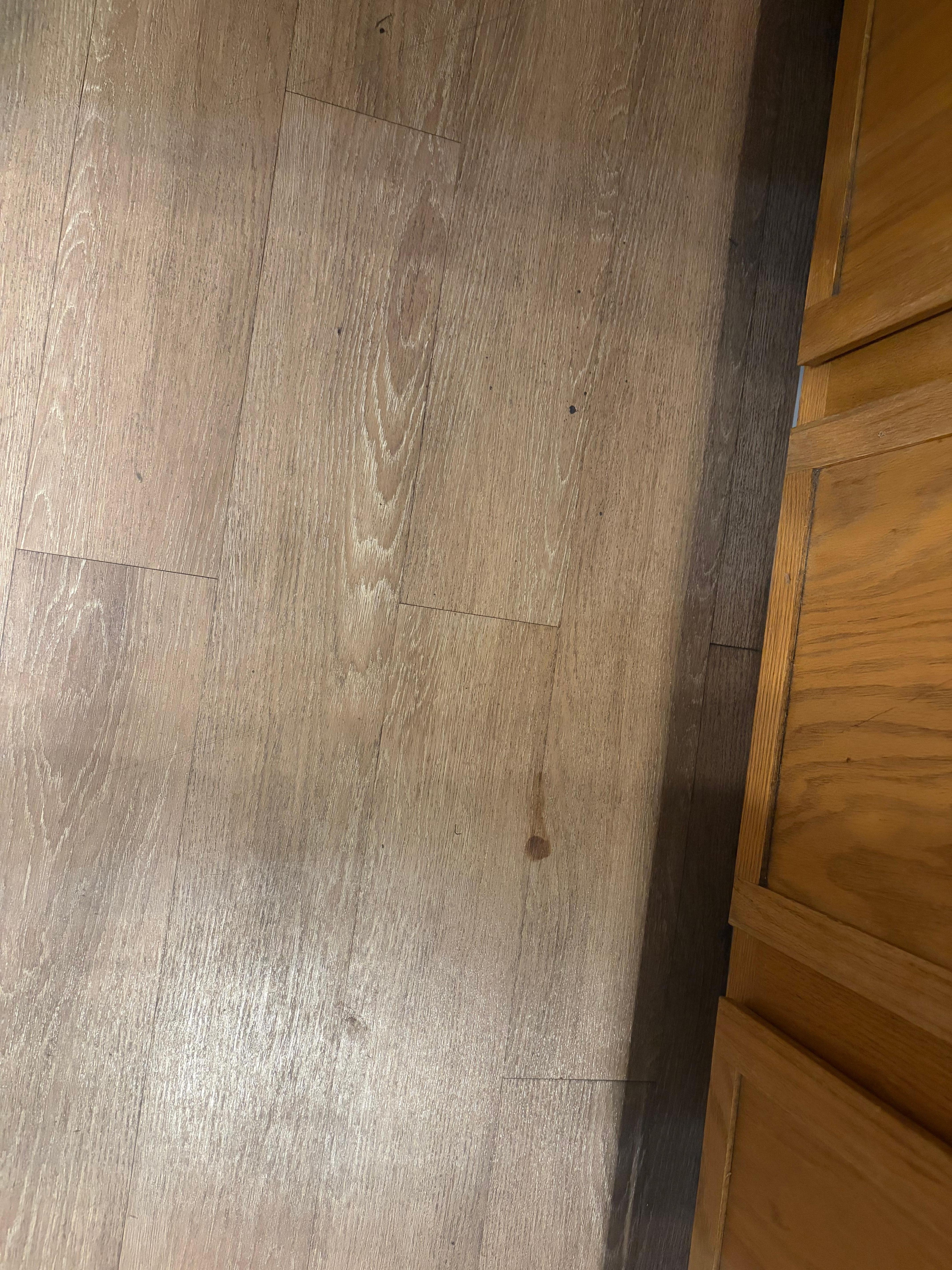 Unknown spill on the ground