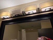 Missing lights, dusty