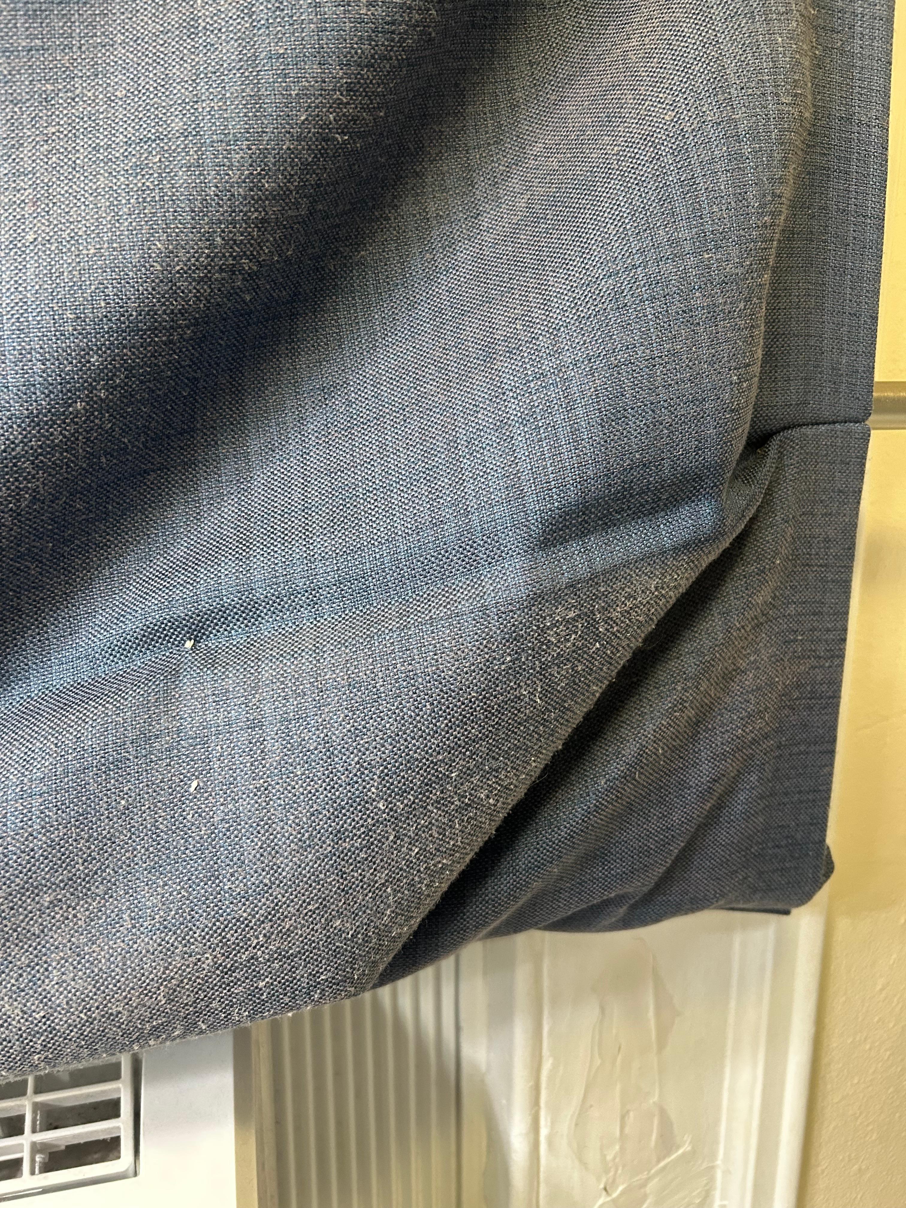 One of the dirty curtains