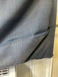 One of the dirty curtains