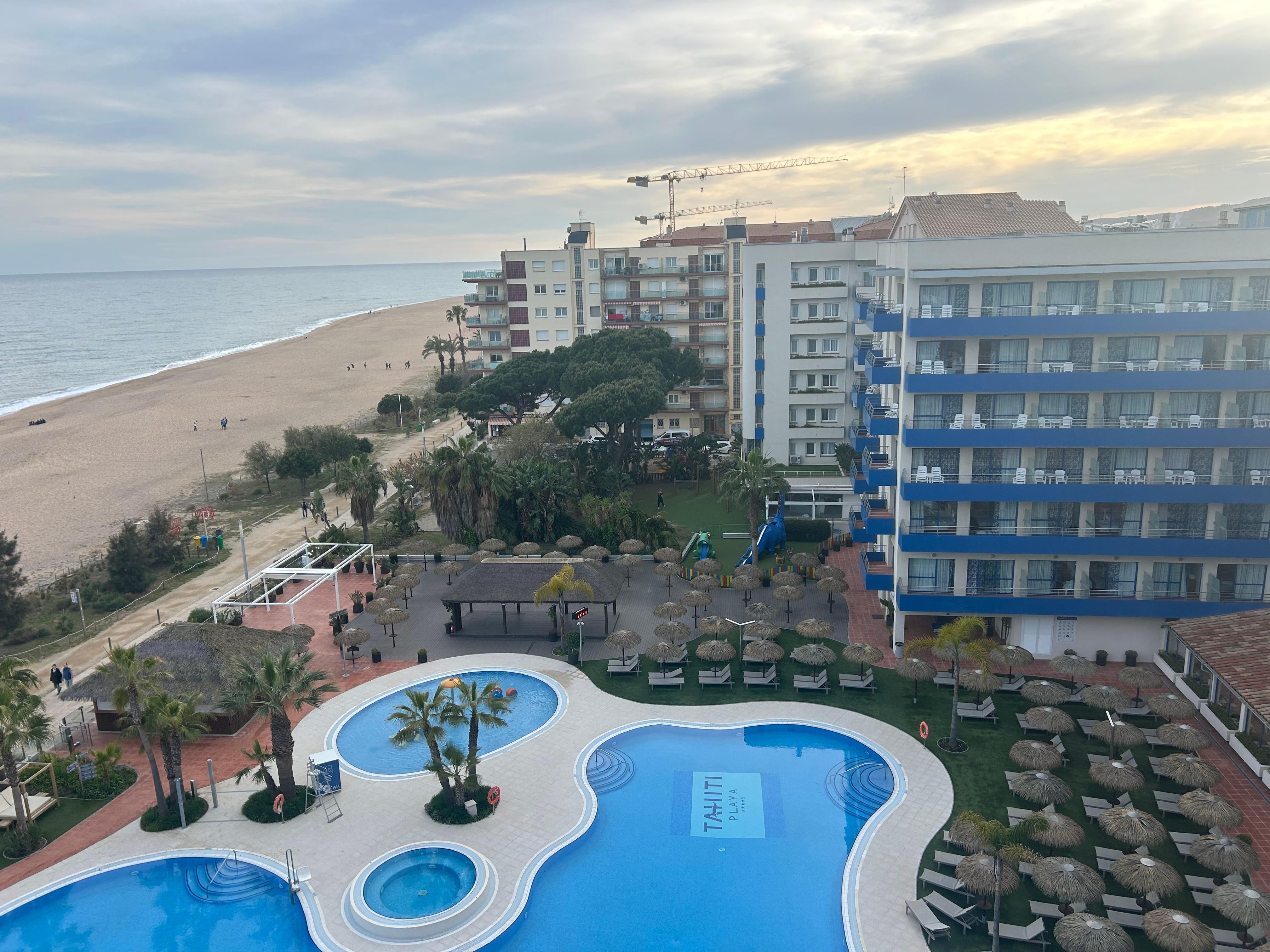 View from our balcony 