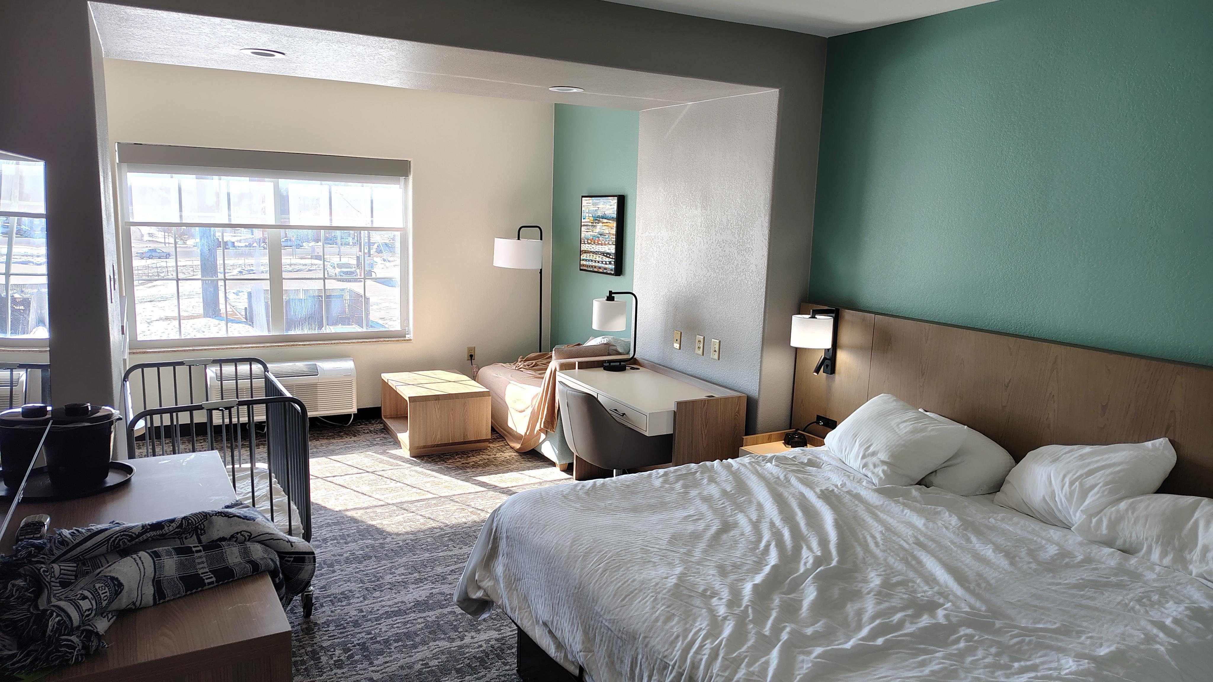 This image is after our stay.