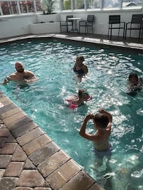 My grandchildren especially enjoyed the indoor pool and spa area!