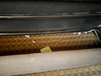 Trash under the pull out couch.