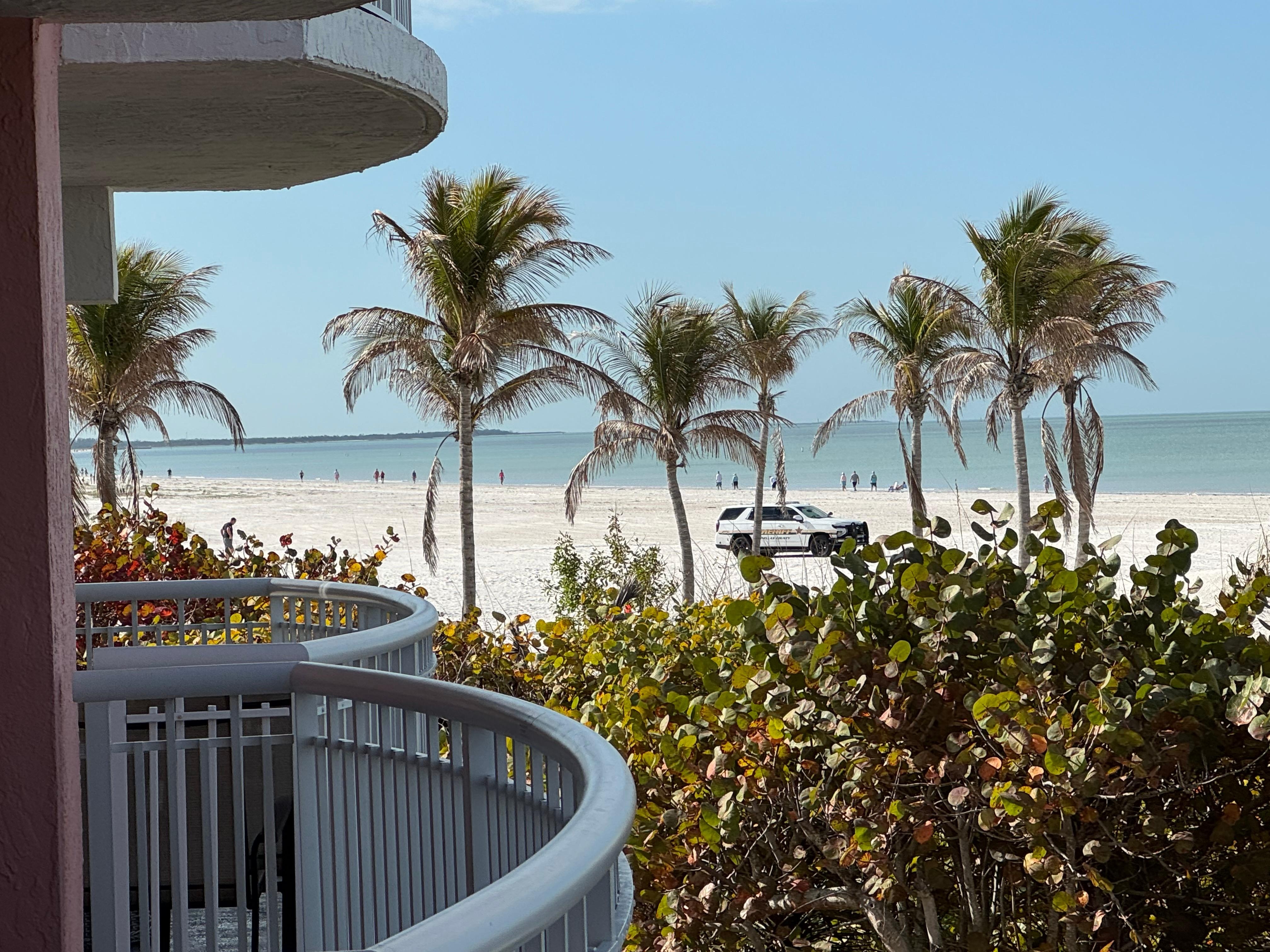 Next door neighbors balcony 