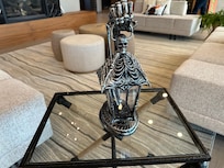 The Halloween decorations were lovely, I quite liked them.