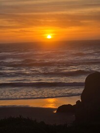View from the bluff outside our room