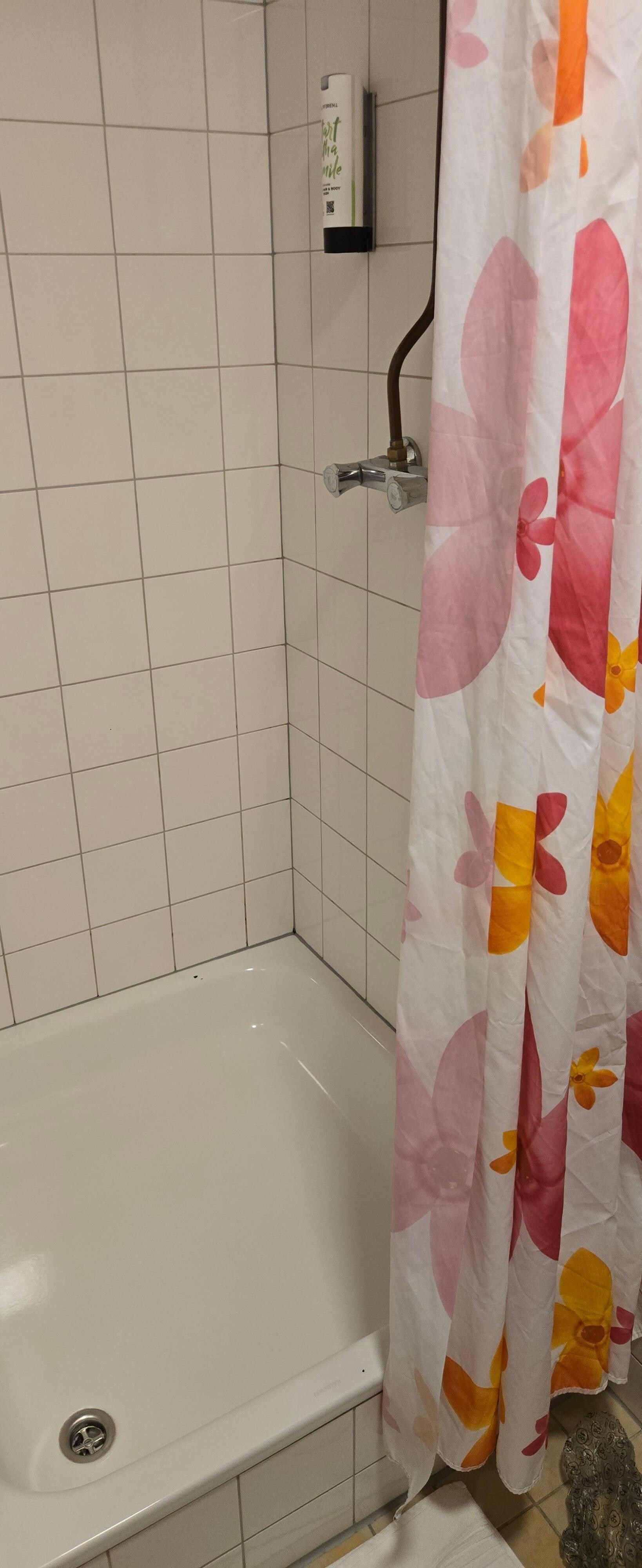 Slick shower floor