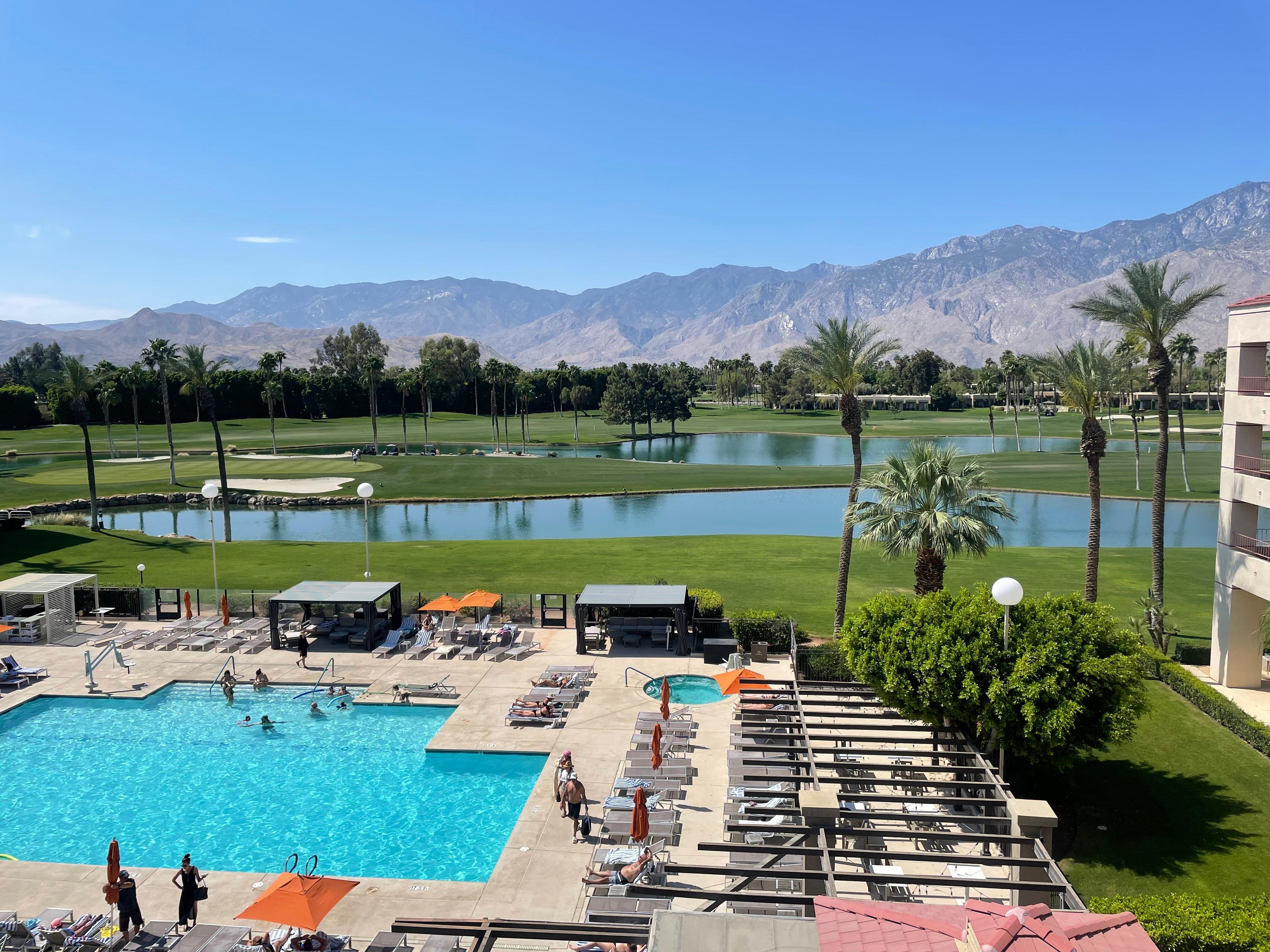 View from our balcony