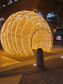 Christmas Display, walking distance from Hotel