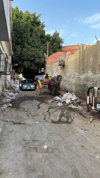 Straatje naast hotel