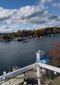 Spectacular view over Hubbards Cove from Tuna Blue Inn's deck!