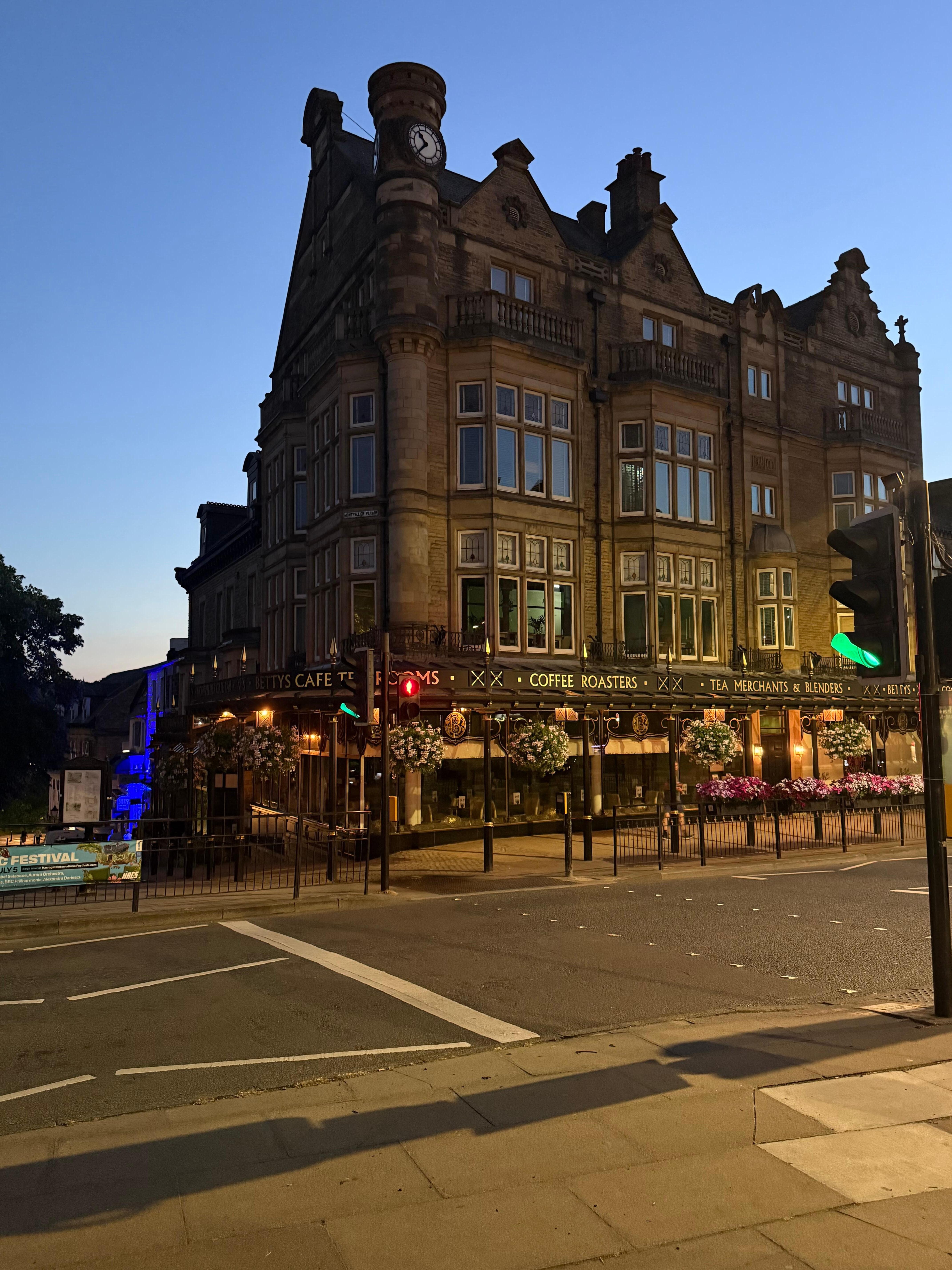 Harrogate in the evening 