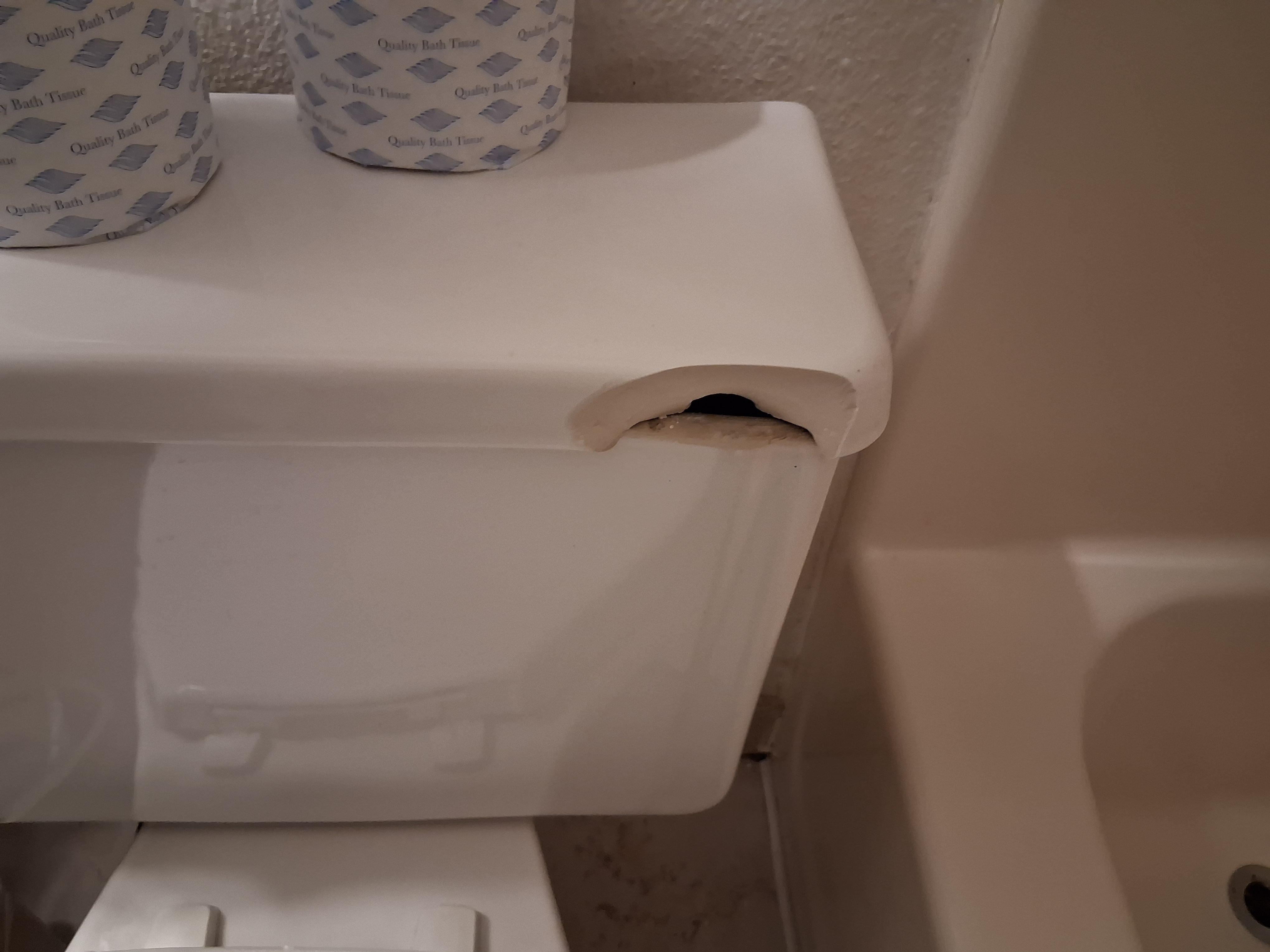 Our Bathroom, toilet didn't work most of the time. 