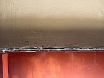 Crack between ceiling and wall