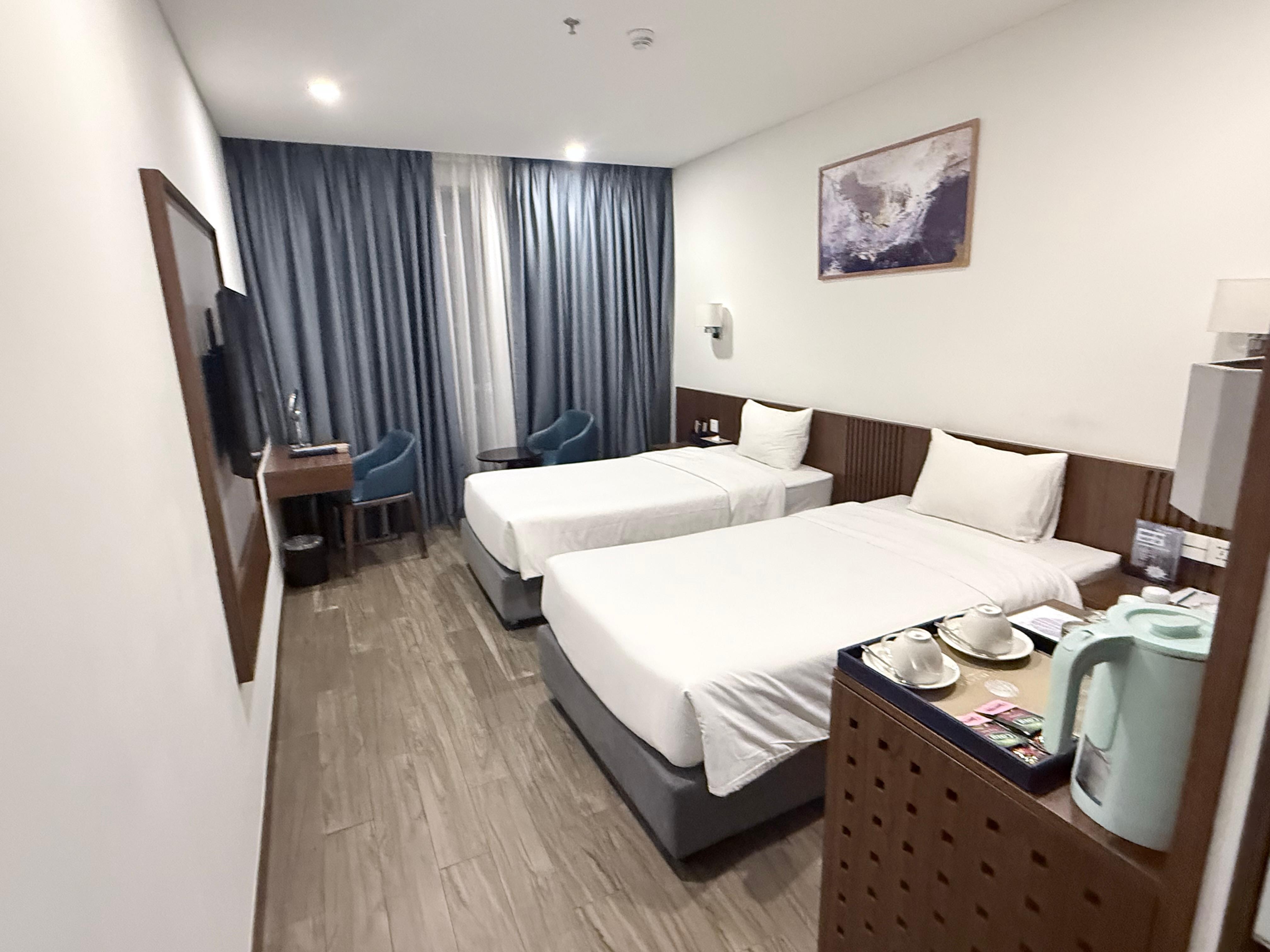 A look inside the hotel room