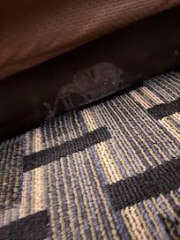 Mystery stain on bed frame