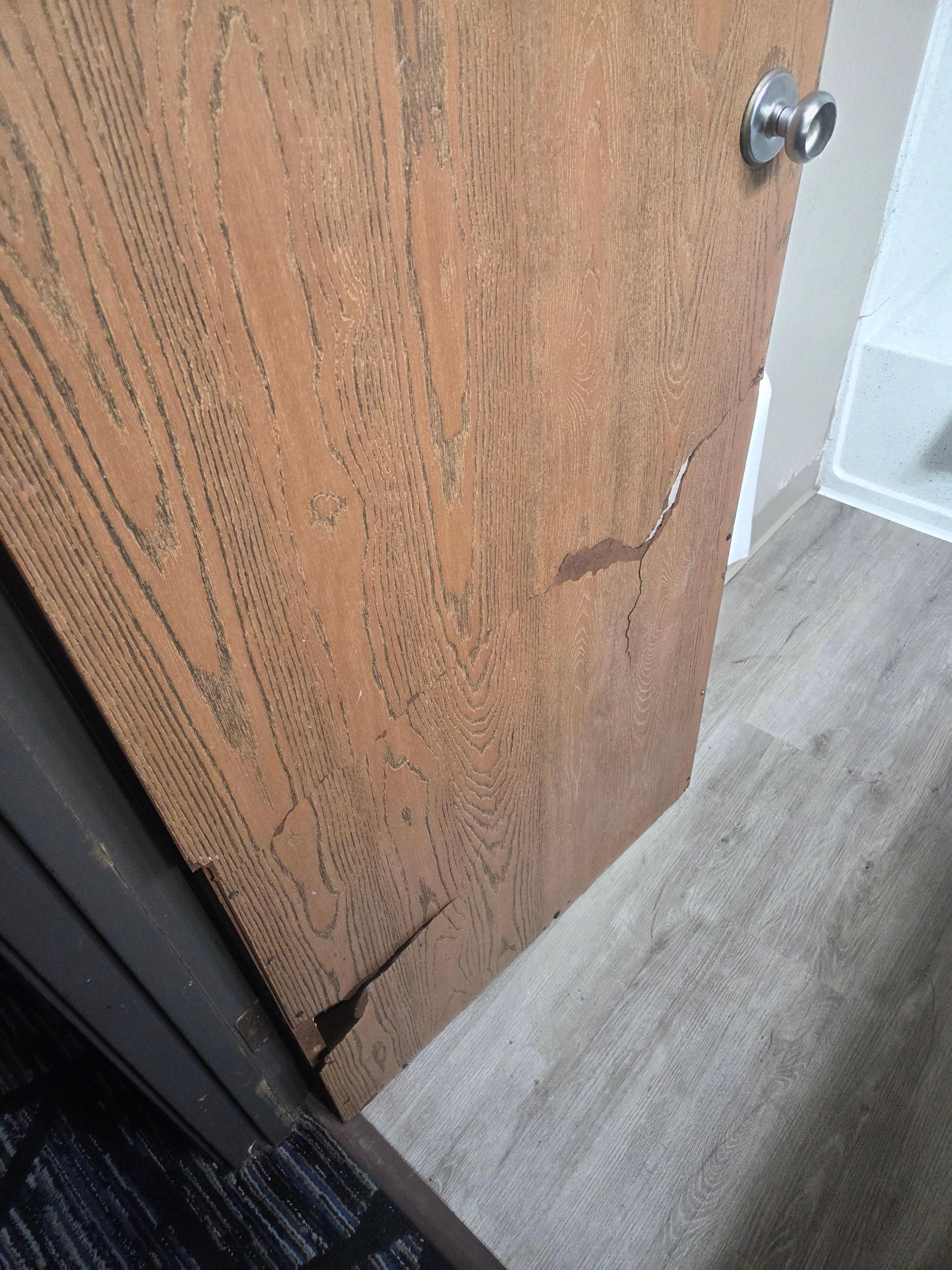 Busted door