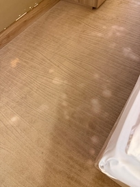 Stained carpets