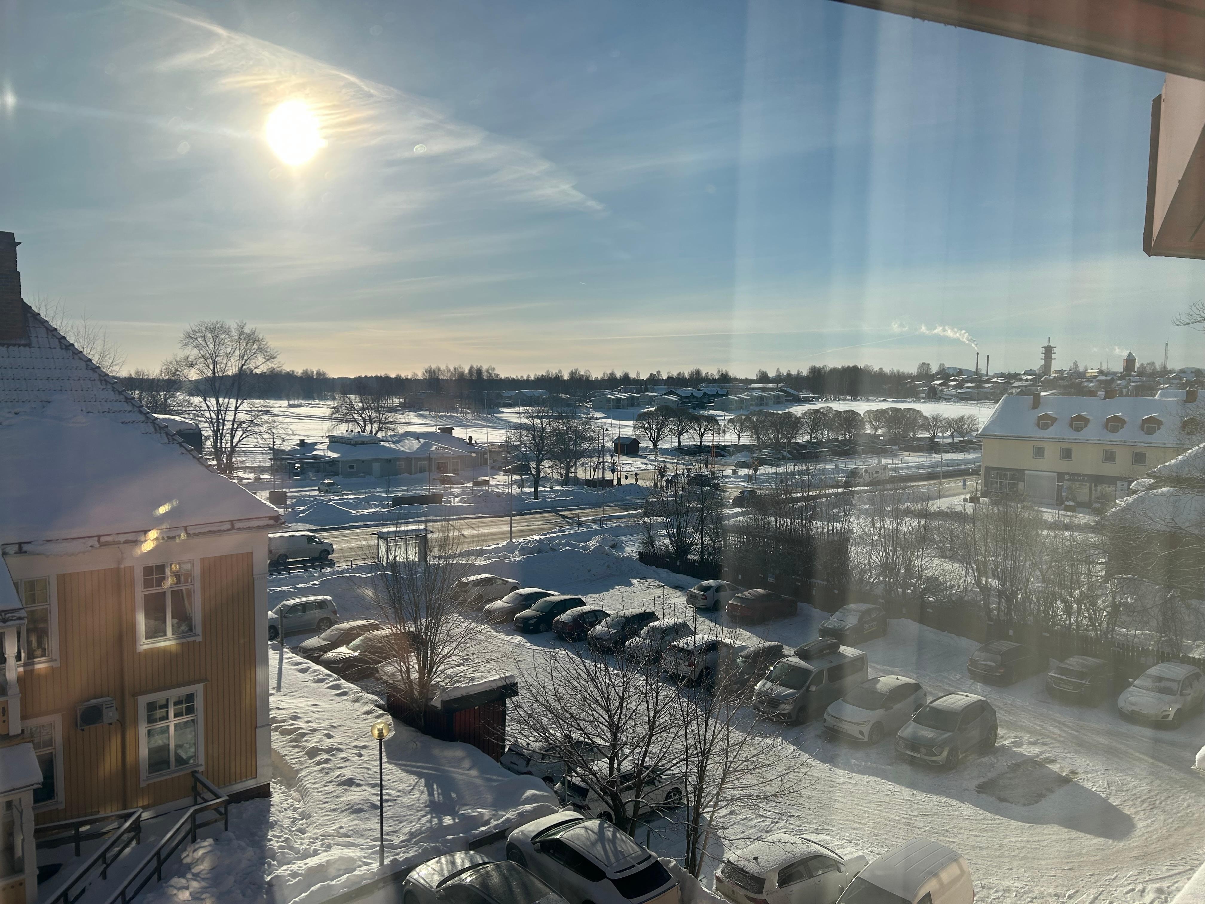 Utsikt från hotellrummet 