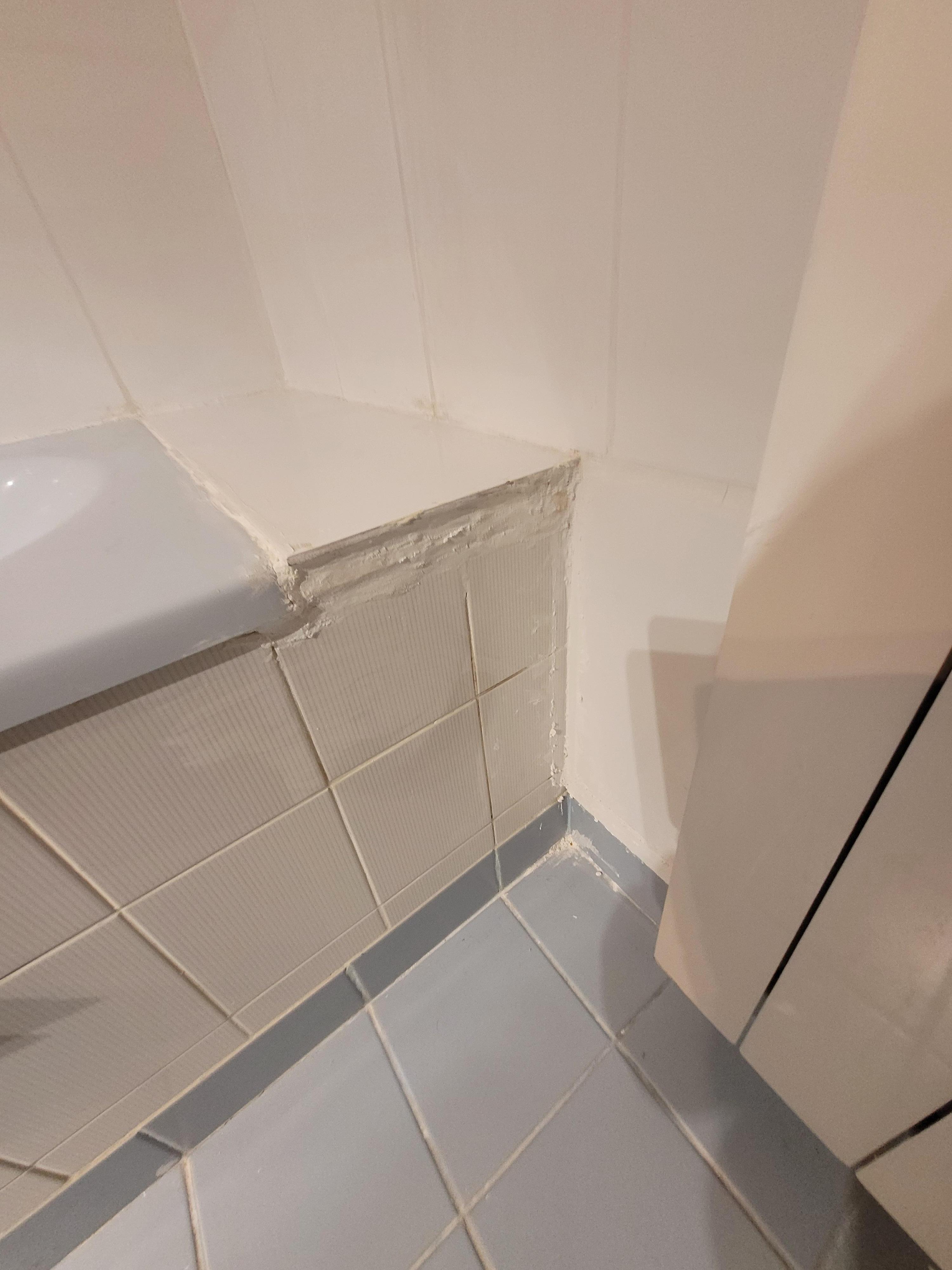 poor finish to works carried out