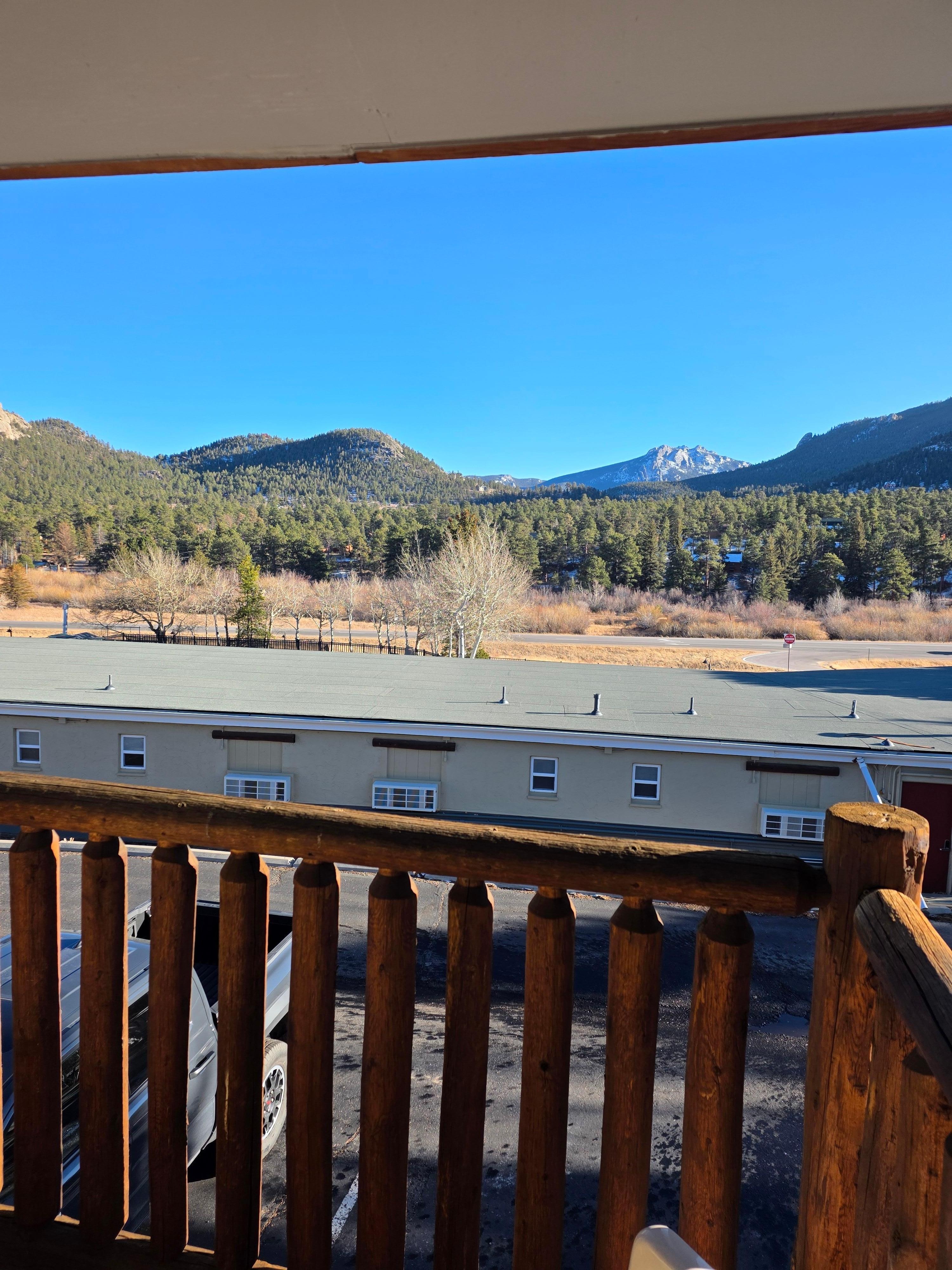 View from our balcony