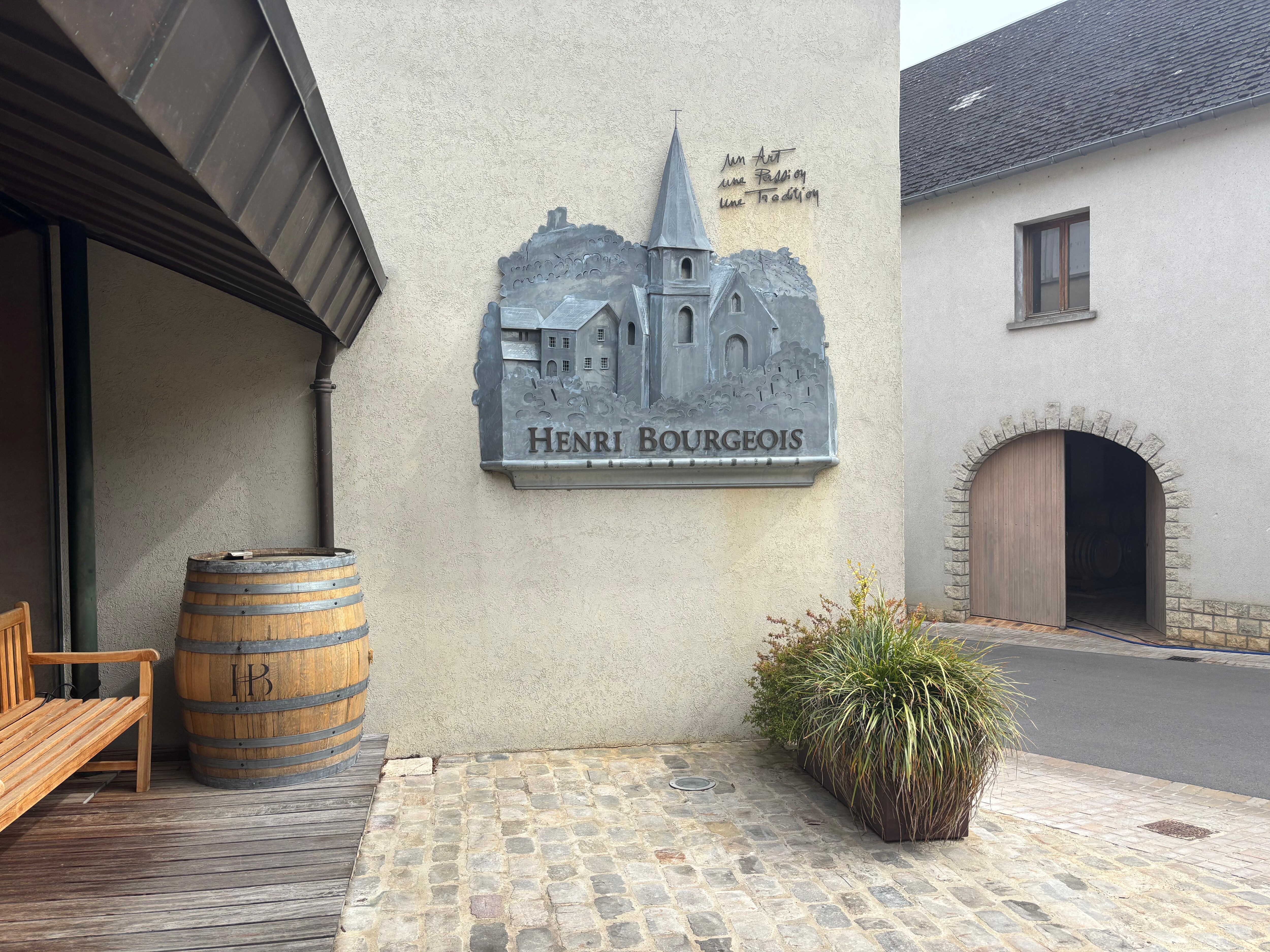 Famille Bourgeois winery entrance