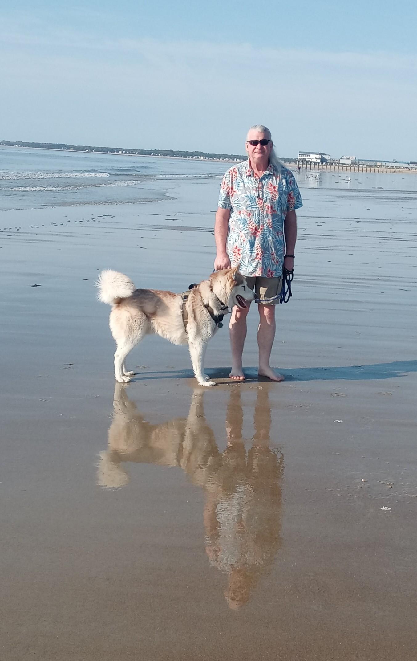 First time King ever seen the Ocean.