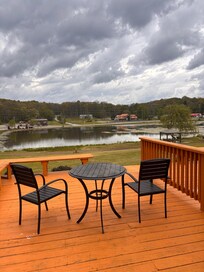 View from deck. My room was on the fist tier. There are 2