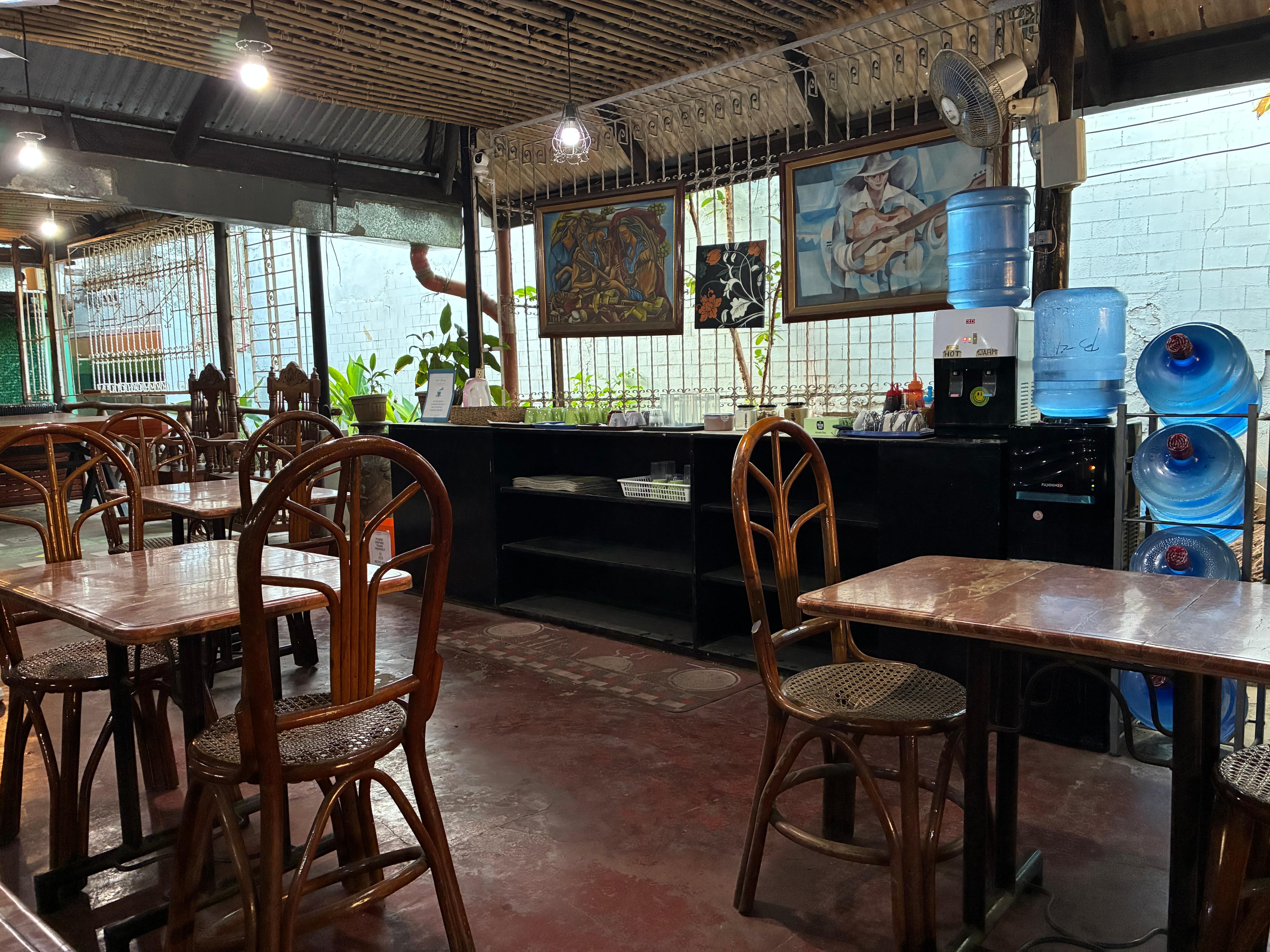 All day tea , coffee or Milo plus water to fill up your bottles- excellent 