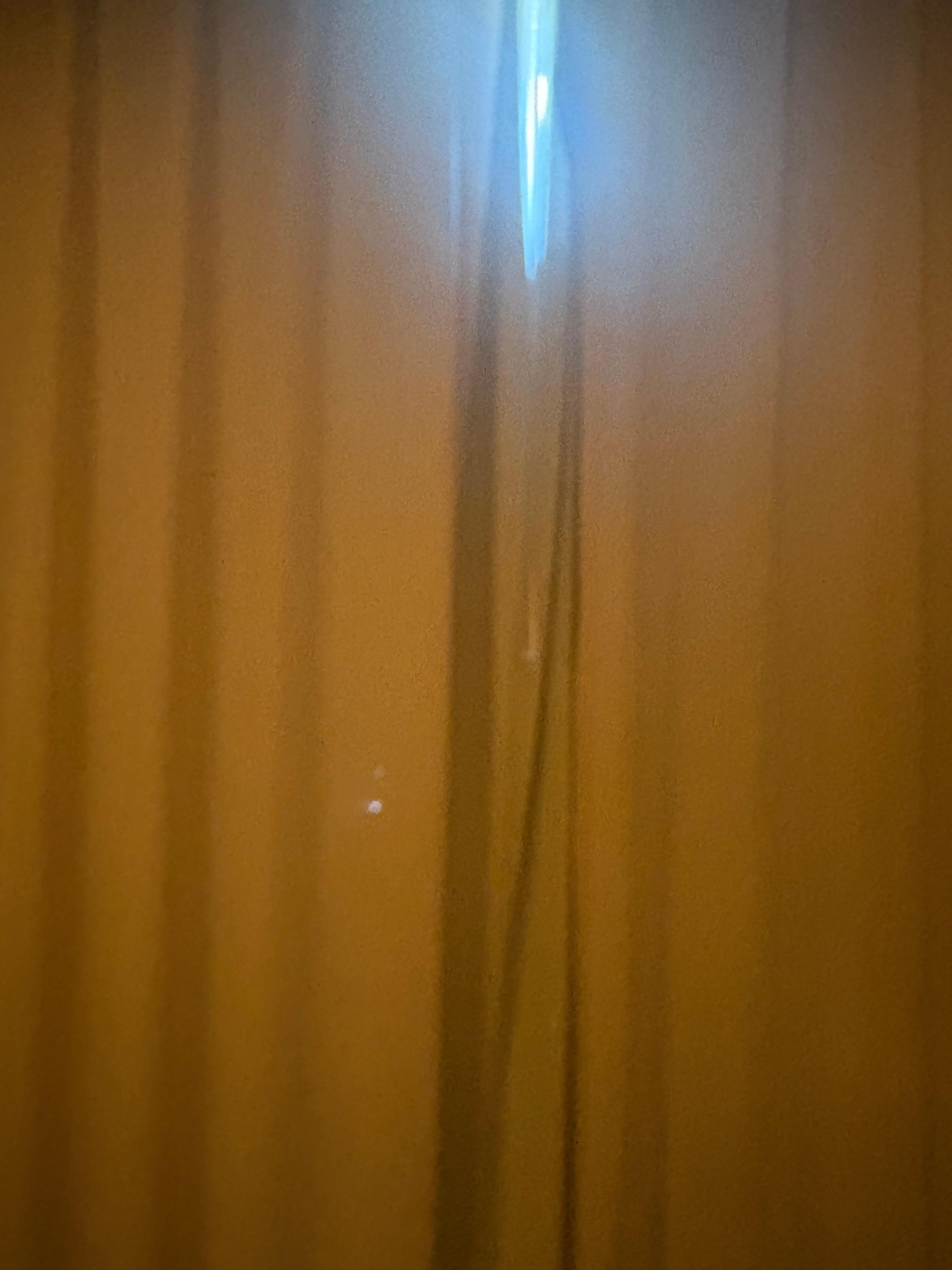 couldn't close at top. there were also little pinholes in the blackout.
