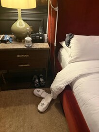 Room service 2x/day. Bed turned down at night