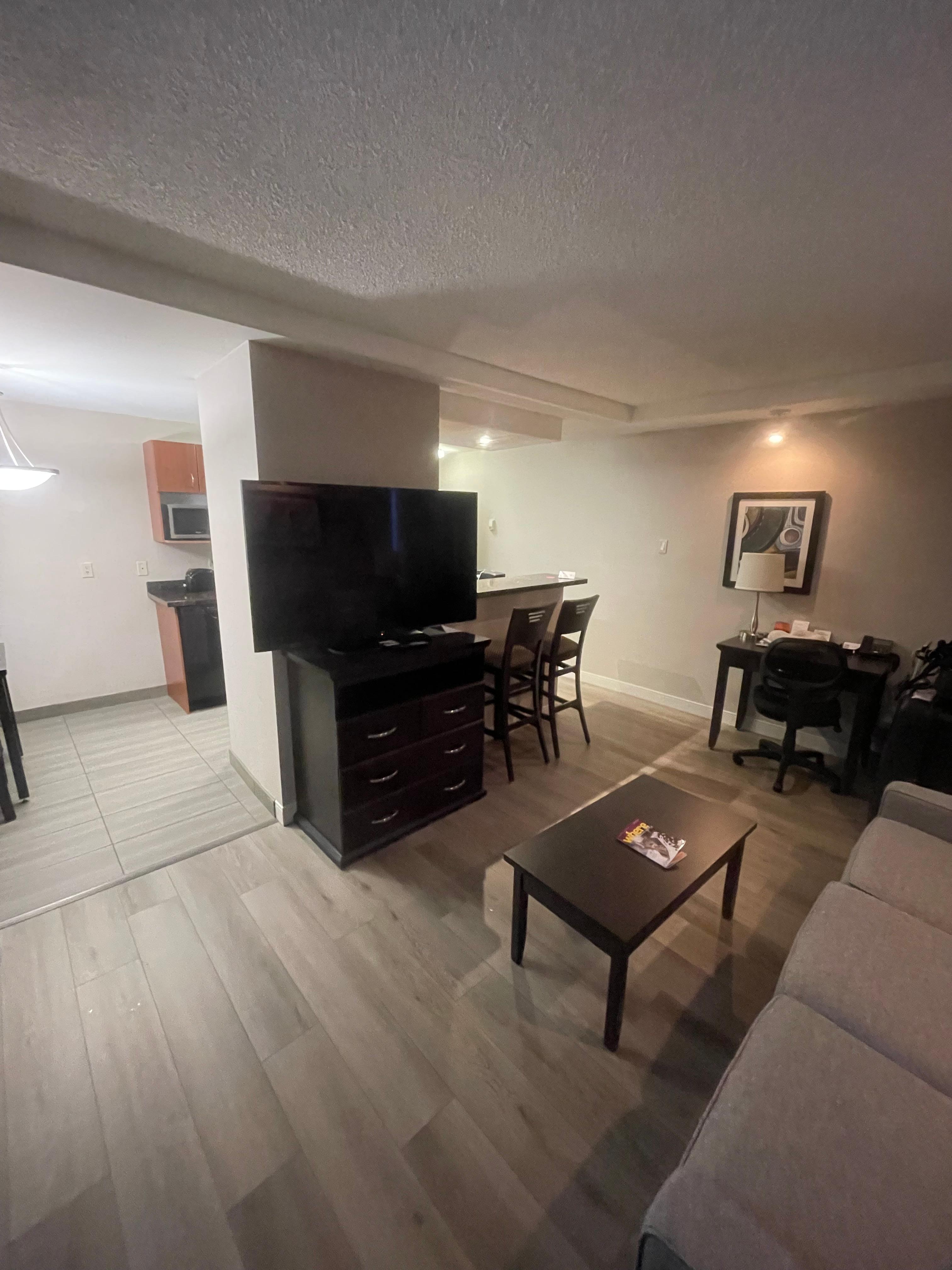 TV room, next to dining and kitchen. Cosy 