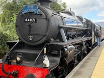 Riding the Hogwarts express