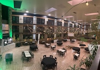 Atrium where breakfast was seeved