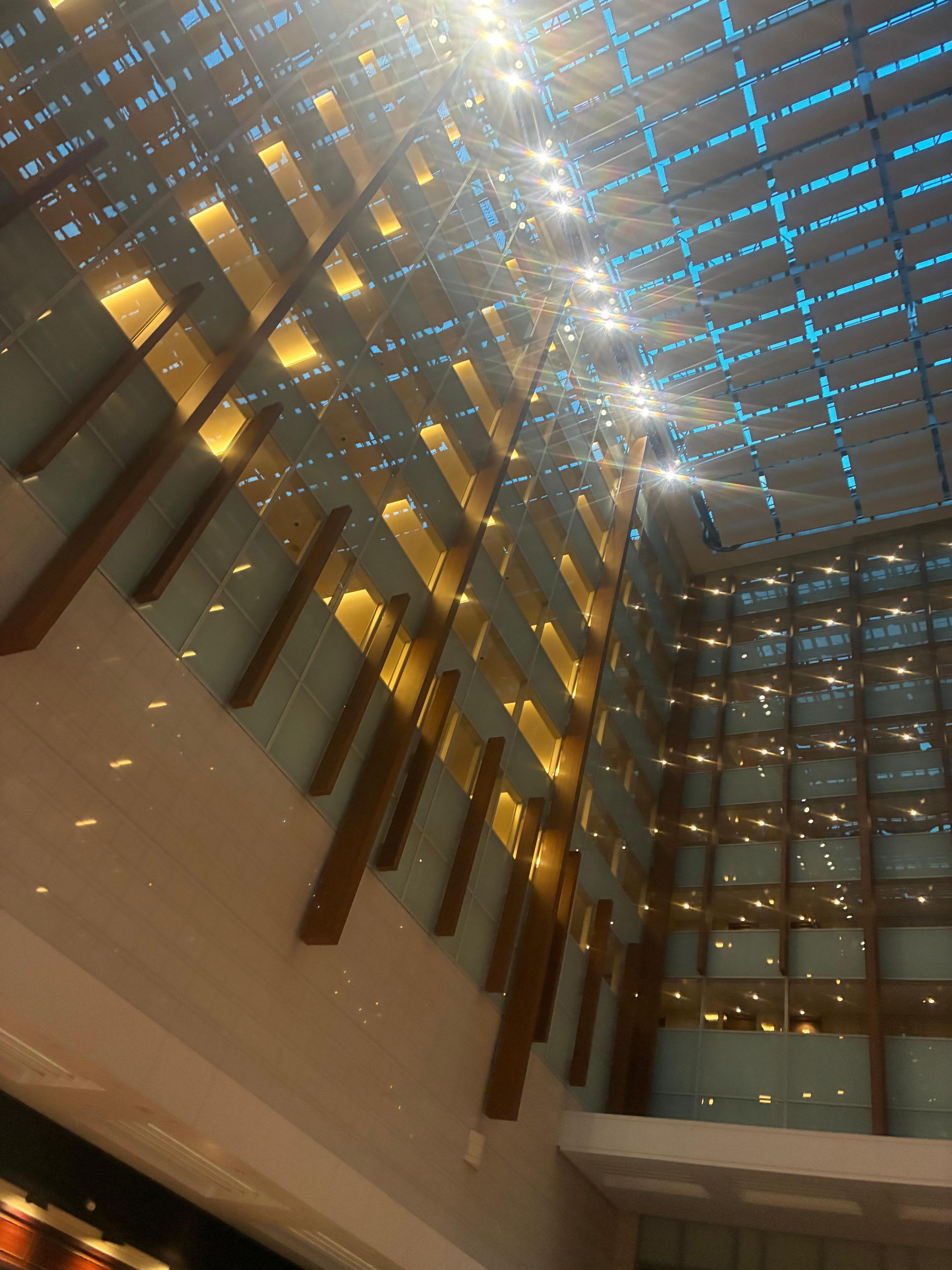 開放感のあるロビー