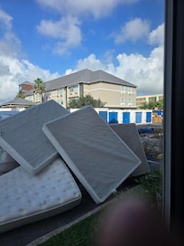 Room with a questionable view.