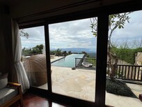 View from the villa