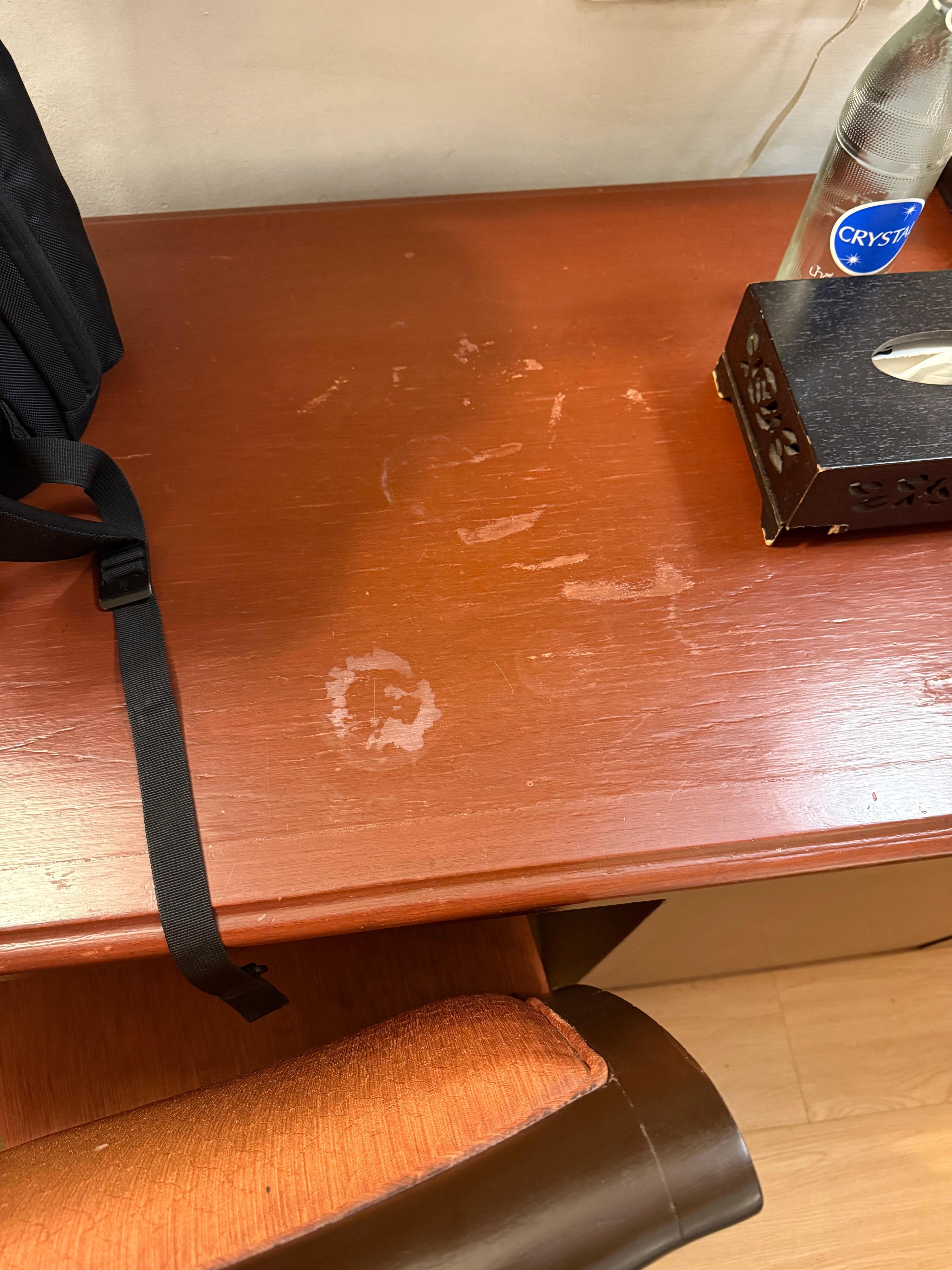 Worn out room furniture 