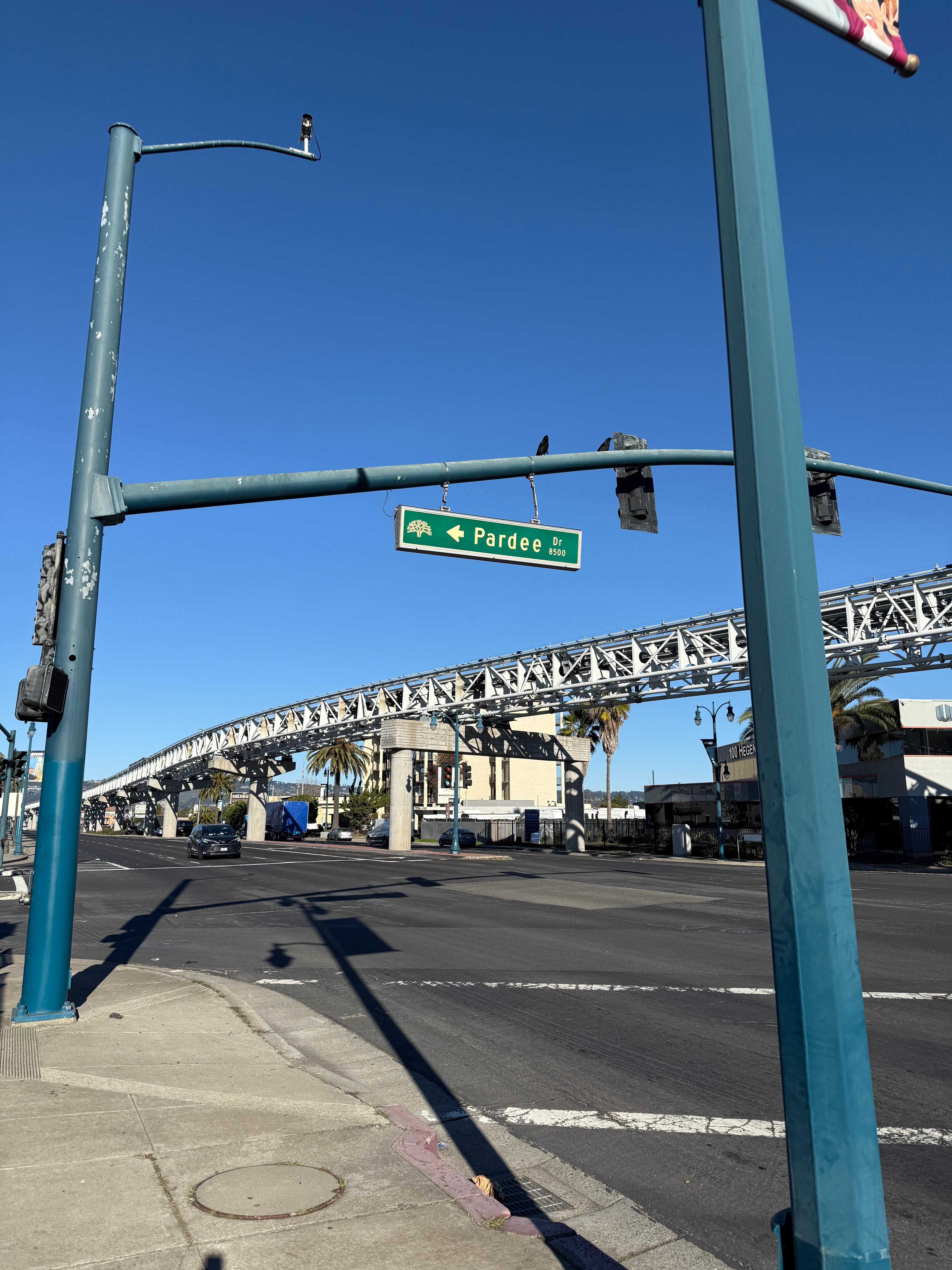 Street behind the hotel