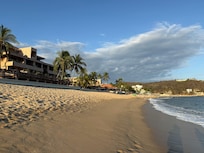 Hotel and beach front