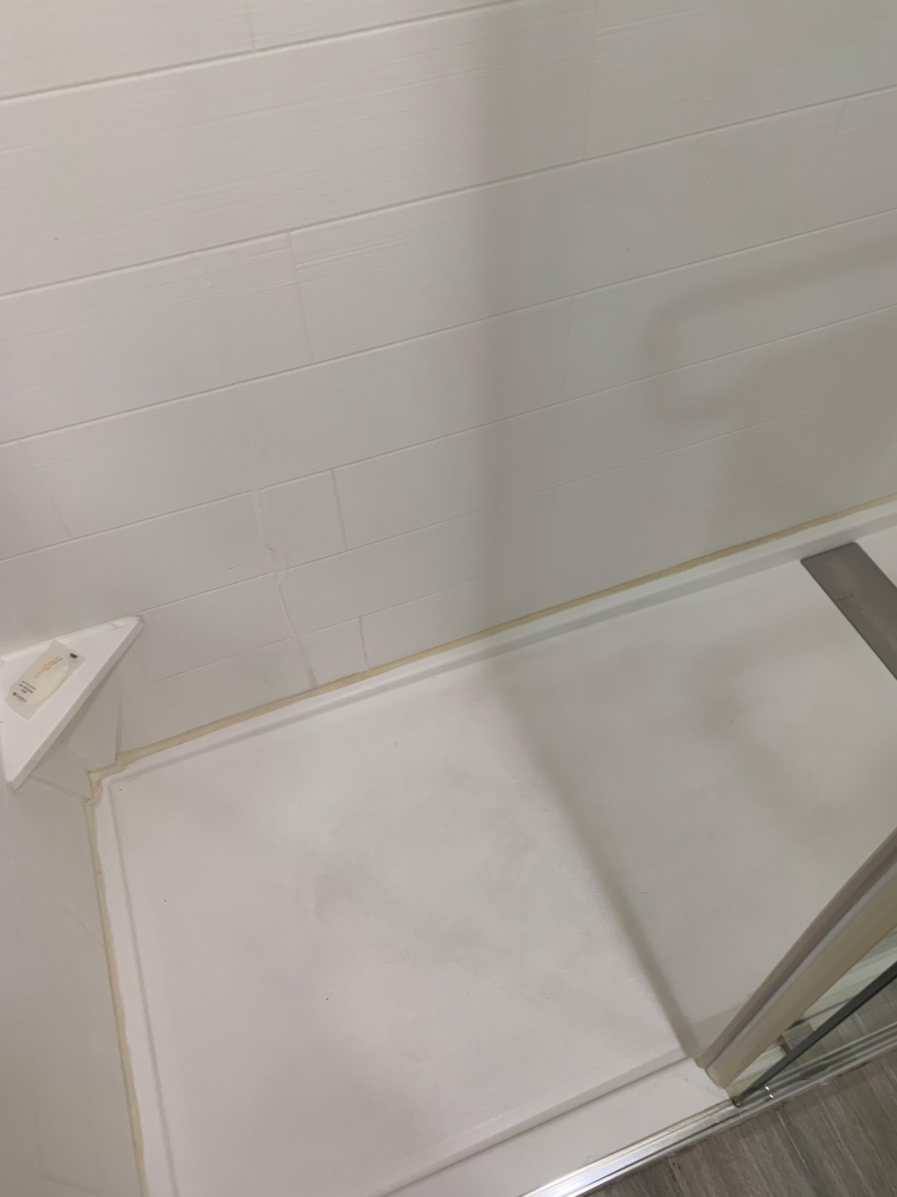 Shower was dirty and stained 