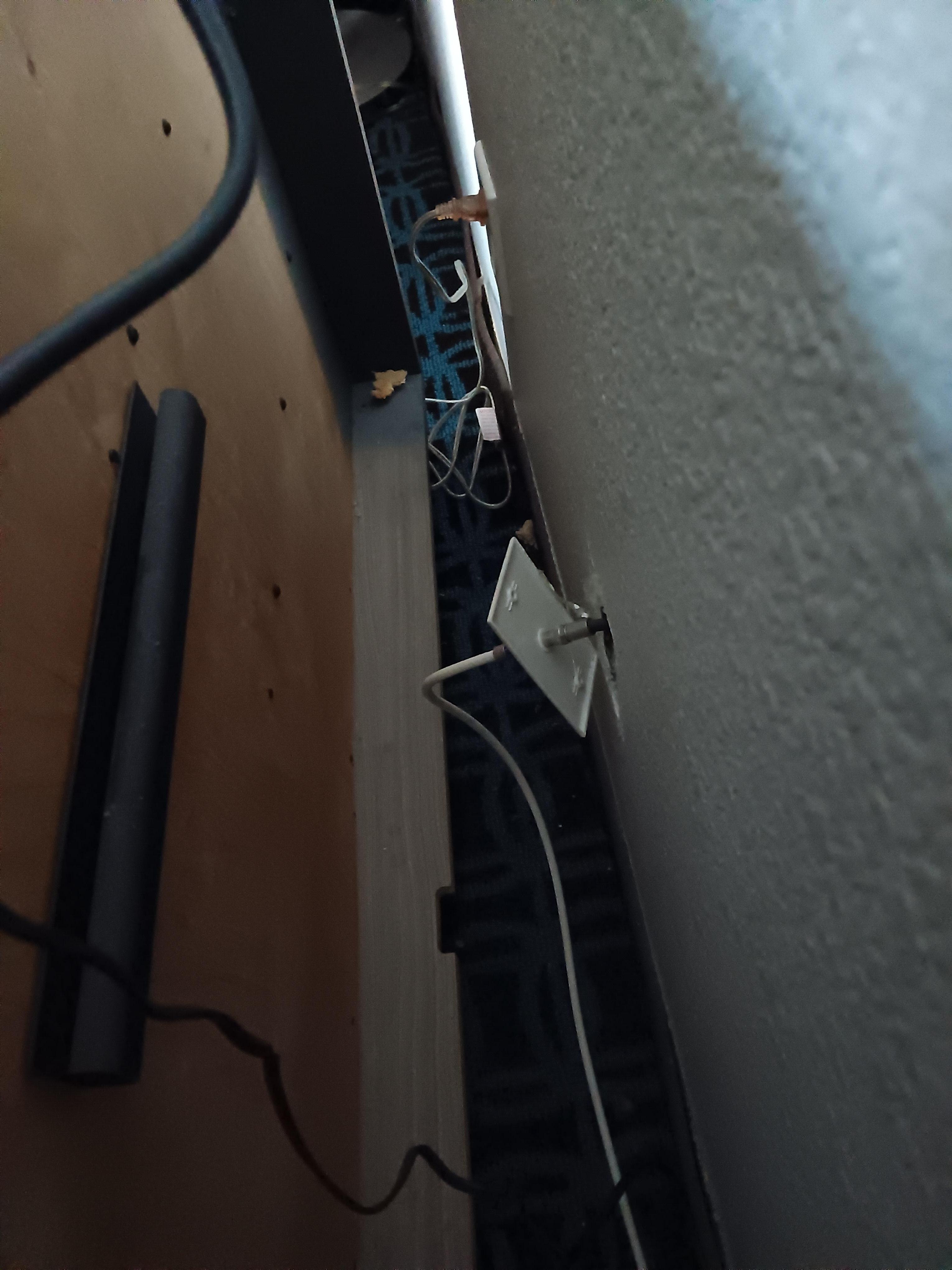 Faulty wiring, tv kept turning off