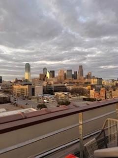 Dallas skyline rooftop bar